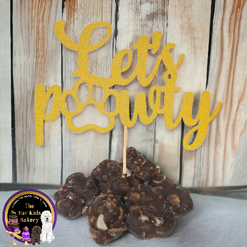 Let's Pawty Cake Topper – The Fur Kids Bakery
